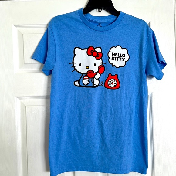Hello Kitty | Shirts | Hello Kitty Blue In L Or S Size Tee Shirt | Poshmark